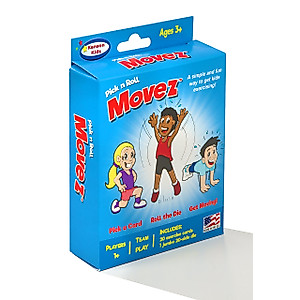 Kenson Kids Pick n Roll Movez, Exercise Game, Perfect for Rainy Days, Home & Classroom, Preschool & Kids of All Ages.
