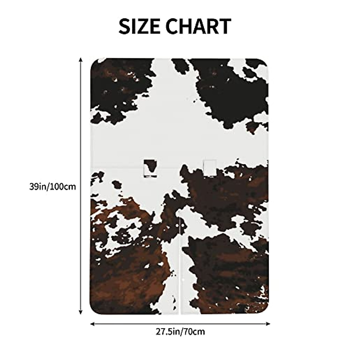 Baby Car Seat Covers for Babies – Carseat Cover Winter Baby Multiuse Nursing Covers for Breastfeeding Carseat Canopy Cover, Infant Car Seat Cover for Boys and Girls.（Brown Cowhide Cow Print）