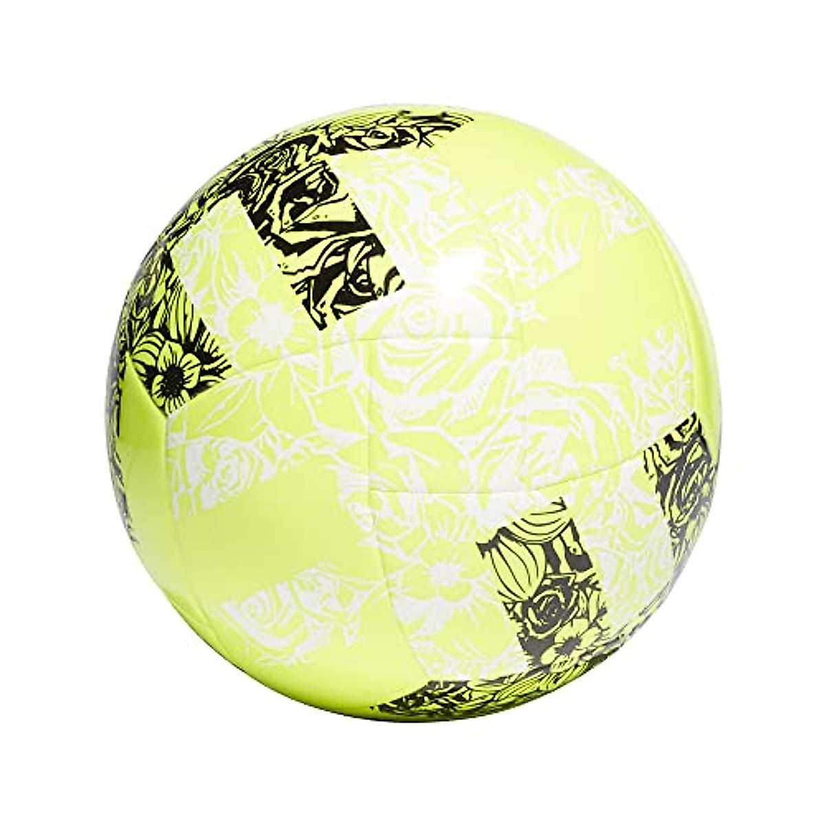 adidas MLS Club Soccer Ball, Solar Yellow/Black, 3