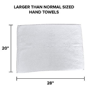 Wove Extra Soft Hand Towel for Sensitive Skin, White
