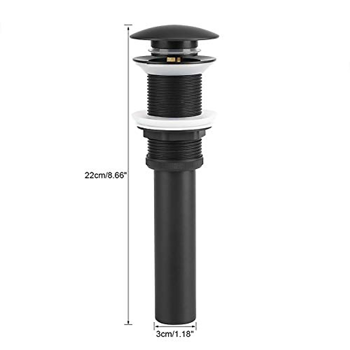 Pyhodi Basin Sink Durable Solid Bathroom Sink Easy to Install Bathroom for Kitchen