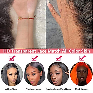 ALIPOP Body Wave Full 360 Lace front Wigs Human Hair Pre Plucked,20 Inch 180% Density Hd Transparent 360 Lace Frontal Wigs Human Hair Wigs for Black Women With BabyHair Can Make Ponytail and Buns