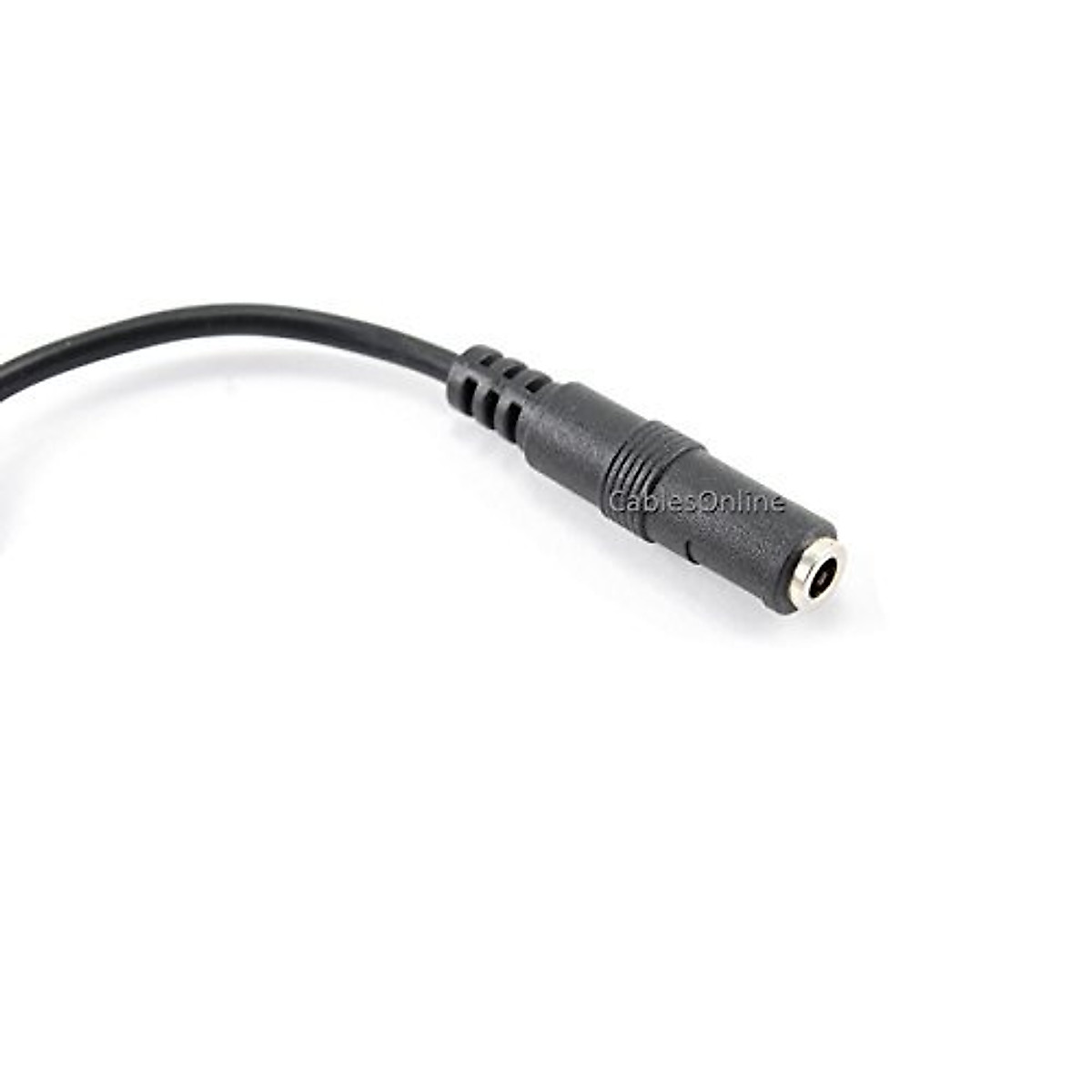 CablesOnline 3.5mm TRRS 4-Position Female to Dual 3-Position 3.5mm TRS Male Headset Splitter Adapter (IP-AY12C)