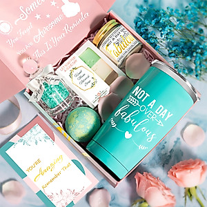 Birthday Gifts For Women, Best Happy Birthday Box For Her, Unique Gift Baskets for Mom Sister Best Friend, Thank You Gifts for Women Who Have Everything