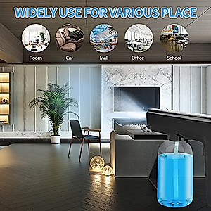 Disinfectant Fogger Machnie, Nano Steam Gun Rechargeable, 300ML Handheld Protable Electric ULV Sprayer with Blue Light Atomizer for Outdoor Indoor, Home, Office, School or Garden