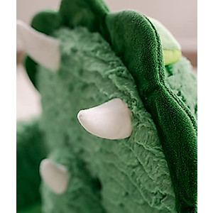 Soft Landing Sweet Seats, Premium and Comfy Toddler Lounge Chair with Carrying Handle & Side Pockets –Polyester, Dinosaur