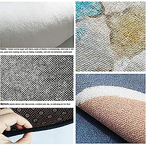 Modern Carpet, Abstract Watercolor Pink Gold Purple Rug, for Bedroom Bedside Living Room Kitchen Floor Non-Slip Washable Mat Rugs,B,100 * 150cm