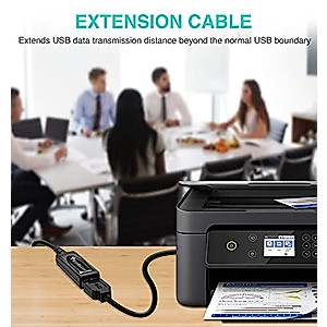 BlueRigger USB 2.0 Type A Male to A Female Active Extension/Repeater Cable - 32 Feet (10M)