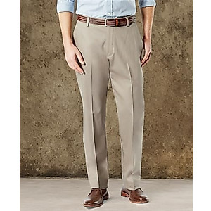 Dockers Men's Classic Fit Signature Khaki Lux Cotton Stretch Pants (Regular and Big & Tall), Timberwolf, 54W x 30L