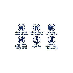 Pet Factory CareChewz Collagen 6-7" Large Wraps Dog Chew Treats - Natural Flavor, 2 Count/1 Pack