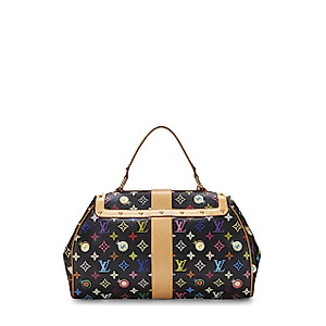 Louis Vuitton, Pre-Loved Takashi Murakami x Louis Vuitton Black Monogram Multicolore Eye Love Sac Retro GM, Black