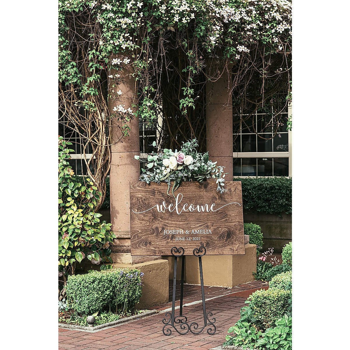 Personalized Wedding Welcome Sign - Wood Wedding Sign - Rustic Wedding Decor #PWS01