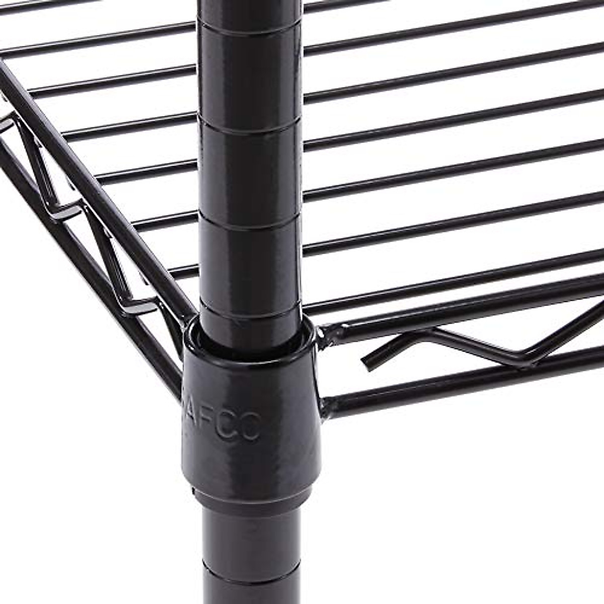 Safco Products Wire Mobile Letter/Legal File Cart 5201BL, Black Powder Coat Finish, Collapsible for Compact Storage