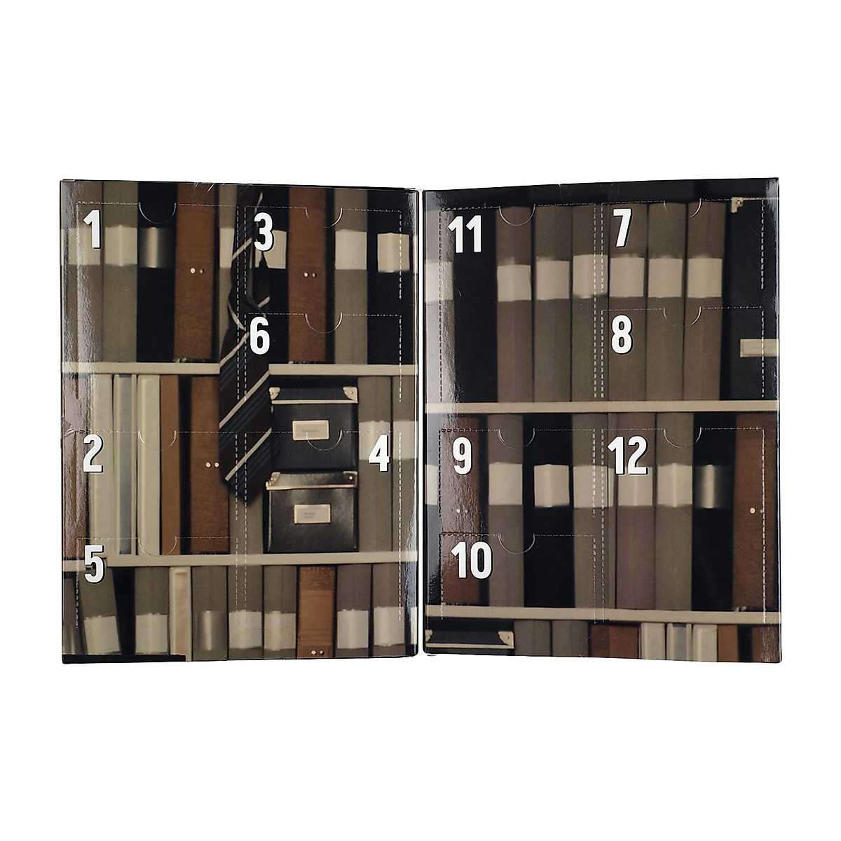 Bioworld The Office TV Show 12 Days Of Socks Advent Calendar Set (Mens shoe size 8-12)