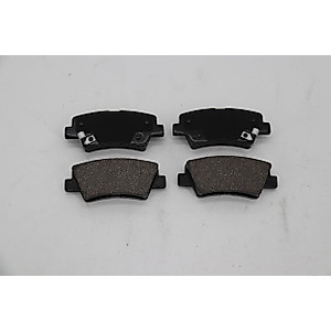 Ceramic Rear Brake Pads Set Compatible with Hyundai Sonata/Elantra/Accent/Veloster,Kia Rio/Optima Hybird/Soul EV/Soul/Cadenza/Forte/Forte Koup/Forte5,Automotive Replacement Disc Brake Pads Rear