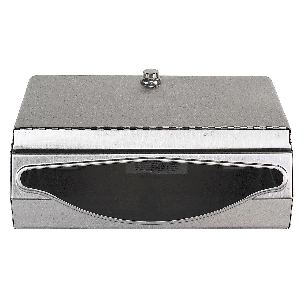 Bobrick Surface-Mounted Paper Towel Dispenser, 10.75 X 4 X 7.13, Stainless Steel