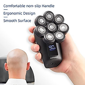 Head Shaver 8D - Electric Head Shavers for Bald Men with Wet and Dry Head - Cordless, Rechargeable, Ergonomic Design - Multifunctional Electric Razor