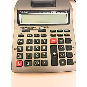 Casio Inc. HR-100TM mini desktop printing Calculator,Multicolor