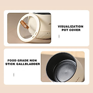 Multifunctional Mini Rice Cooker,1.8L Electric Pot, personal Ramen Cooker,hotpot pot electric, portable pot for Egg, Pasta, Soup, Porridge, Oatmeal with Temperature Control and Keep Warm Function