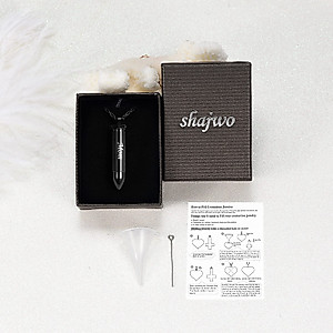 shajwo Cremation Jewelry Bullet Urn Ashes Necklace for Women Men Cylinder Keepsake Memorial Locket Pendant Ash Holder,Mom