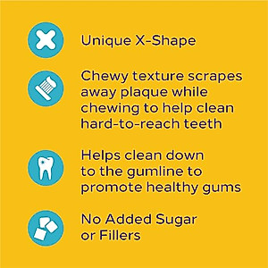 Pedigree DENTASTIX Large Dog Dental Treats Original Flavor Dental Bones, 59.96 oz. Multipack (72 Treats)