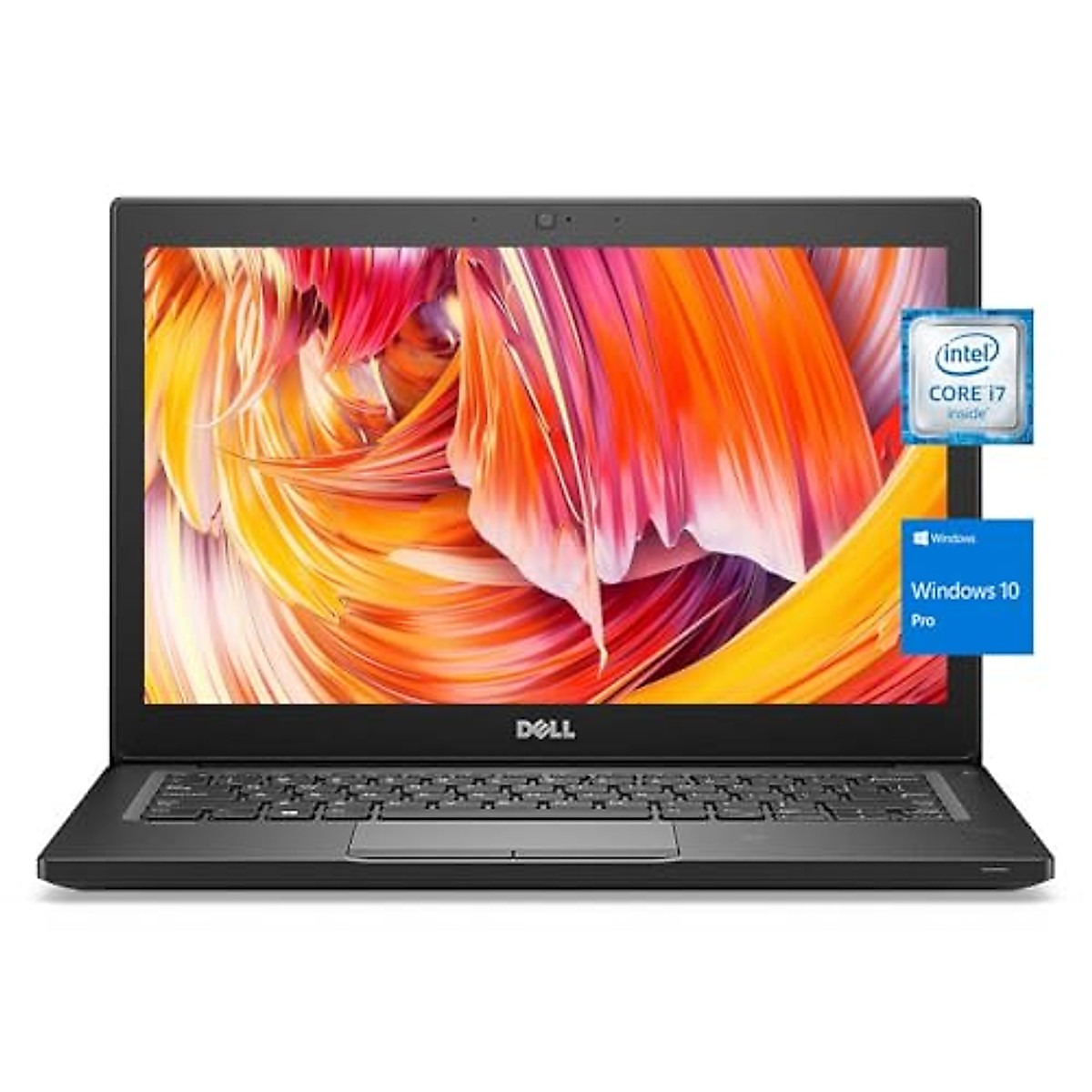 Dell Latitude 7280 Intel Core i7-6600U X2 2.6GHz 16GB 256GB SSD 12.5', Black (Renewed)