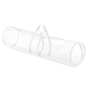 Whitmor Gift Wrap Organizer 41 Inch, Clear/White