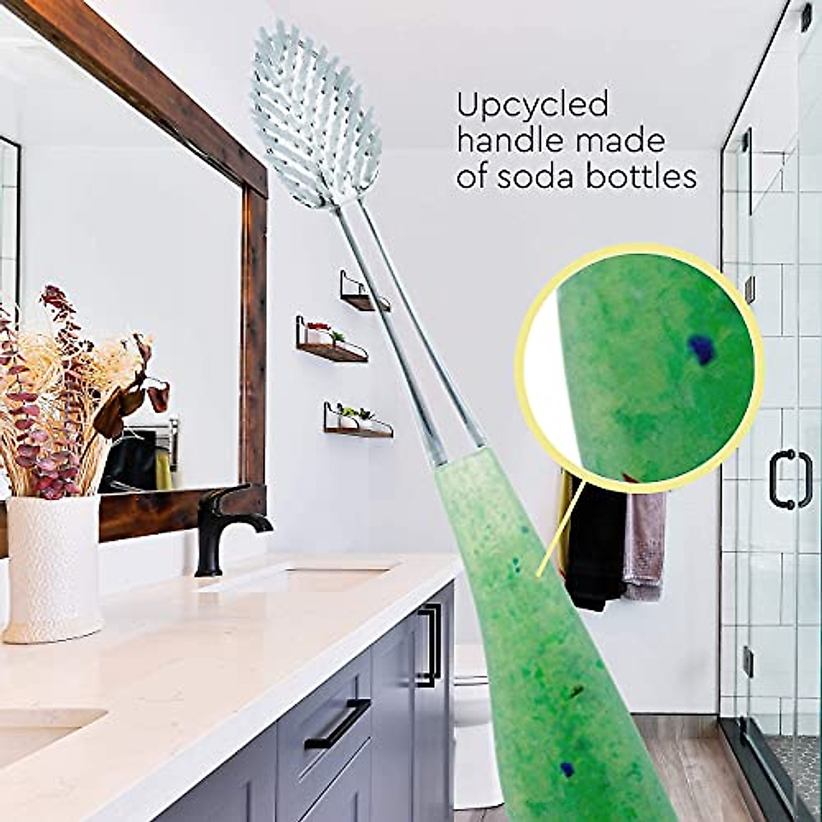 RADIUS Toothbrush Source Floss BPA Free & ADA Accepted Improve Gum Health & Reduce Issues, Soft, Soda Pop Eco-Grind