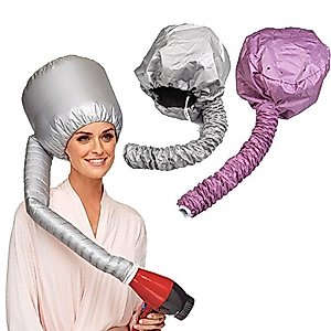 JUJU MALL-1pcs Portable Home Travel Soft Hood Bonnet Attachment Haircare Salon Hair Dryer