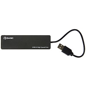 TELLUR Basic USB Hub, 4 Ports, USB 2.0, Black