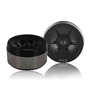 VOYZ High Performance Tweeters 1.6" 300 Watts Max Power Output - 4-8 ohm for Car Audio Super High Frequency Silk/Polymer Composite Dome Tweeter Kit (1 Pair)