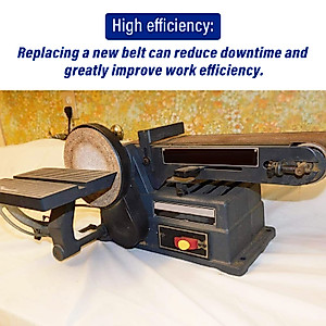 Sander Toothed Drive Belt Compatible With 848530 Porter Cable Fits 351/352 336/337 Variable speed Belt Sanders - 2Pack