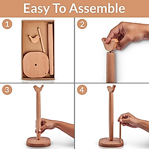 Bird Style Paper Towel Holder, Wood Paper Towel Holder, Farmhouse Paper Towel Holder, CounterTop Kitchen Paper Towel Holders, Paper Towel Holder Stand, Paper Towe