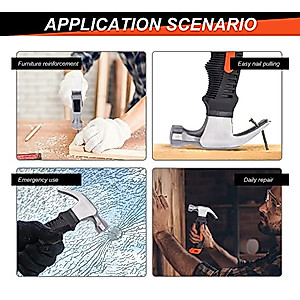 12 PCS Small Hammer 8 Ounce Mini Stubby Hammer for Women Men, Small Claw Hammers Lightweight Melt Claw Hammers Tool for Home Repair, Building, Household Work, Crafts Handmade Outdoor Camping, Tent Kit