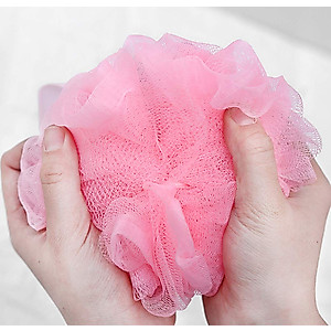 Loofah Sponge,3 Pack Shower Sponge,Mesh Brush Luffa Body Scrubber Gift for 2-14 Year Old Boy and Girl,Bath Toy Gift for Kid,Baby Shower Essential Skin Care, Soft Bathing Accessories
