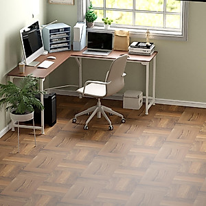 WIFEA Vinyl Flooring Roll, Vinyl Plank Flooring 23.6"x 118"/19 Sq.Ft, Unique Oak Texture Wear and Water Resistant Vinyl Flooring, 1.5mm Thickened Peel and Stick Floor Tiles for Any Room, Yellow