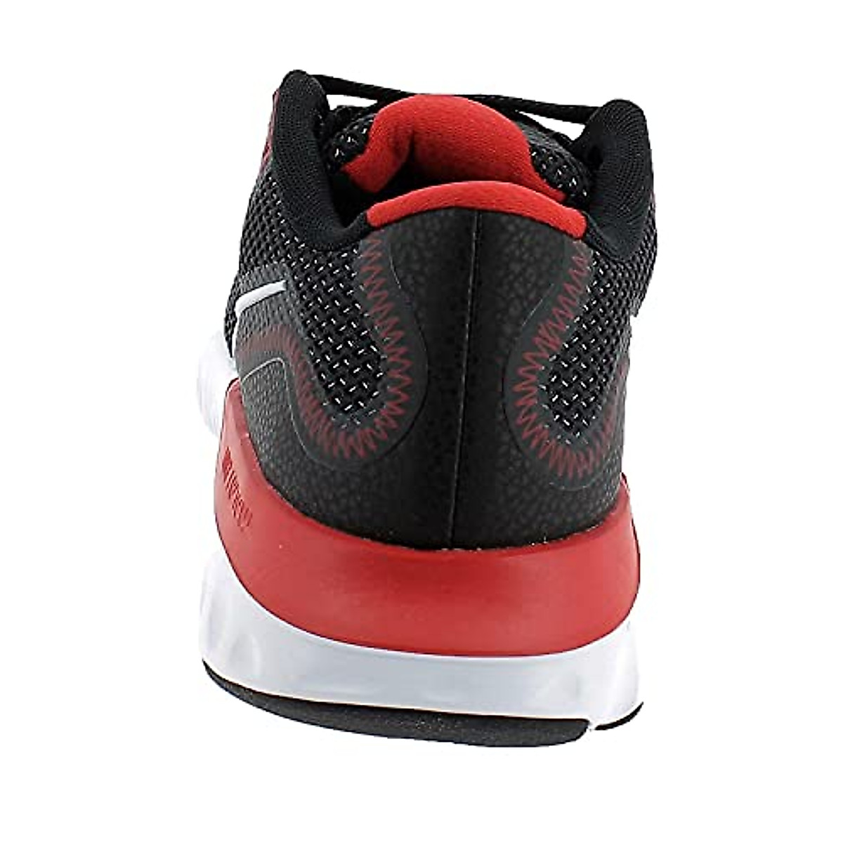 Nike Men's Renew Run Running Shoes (Black/White-University Red, 9.5)