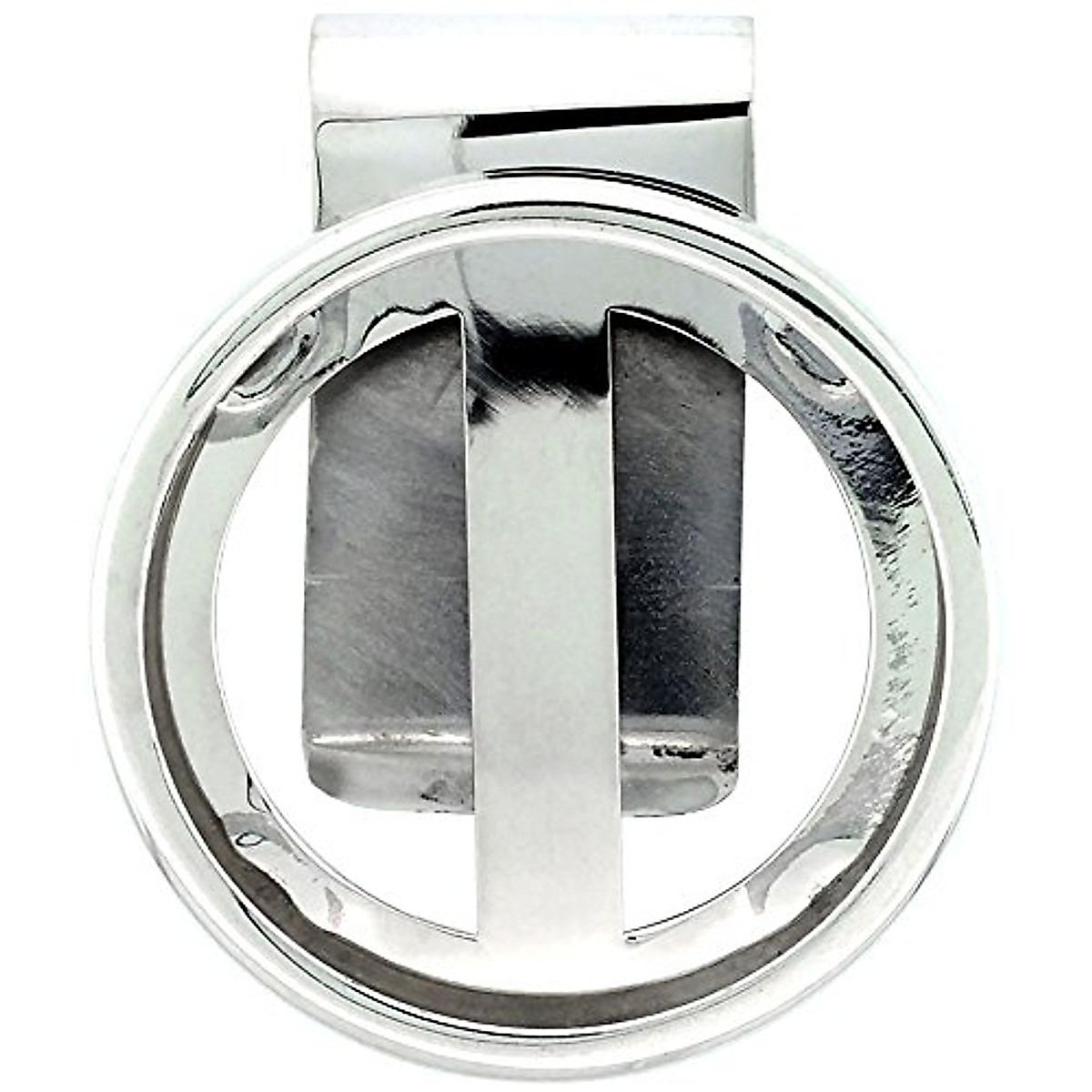 Sterling Silver Dollar Money Clip fits Morgan Dollar Peace and Mexican Olympic Coins Not Included
