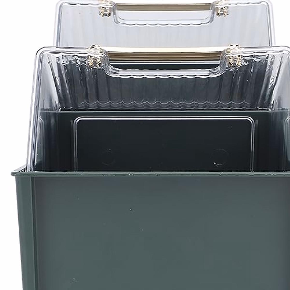 2 Layer Tea Bag Holder, Tea Bag Organizer, Multi Functional Tea Bag Storage Organizer Storage Box for Tea and Coffee Box, Sugar Packets for Kitchen Pantry Cabinets, Countertops