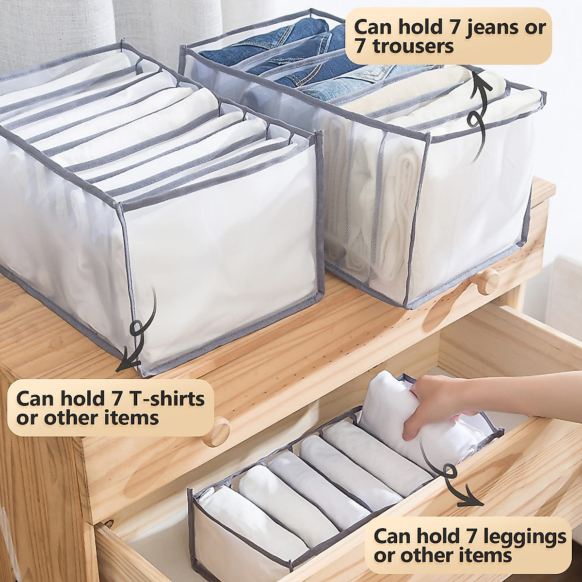 TIGARI Wardrobe Clothes Organizer