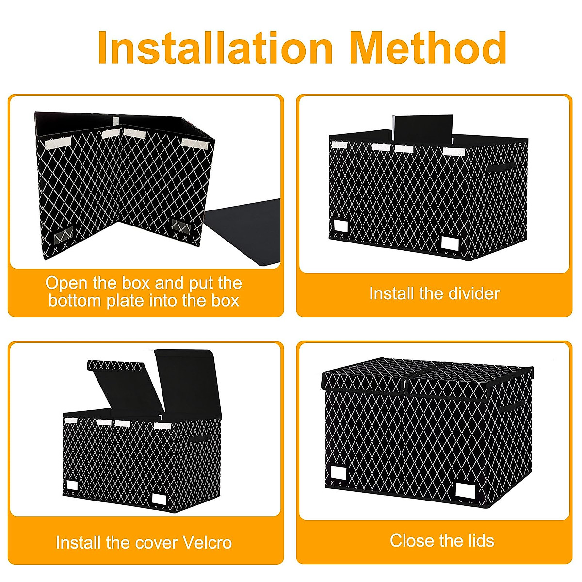 Meerainy Large Toy Storage Box with Lid,Sturdy Toys Storage Chest Bin Organizer for Kids,Boys,Girls,Stuffed Animal Storage for Living Room Area 25"x13" x16"