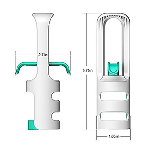 HERLLY Grape Slicer,Daily Fruit and Veggie Divider,Fruit Cutters with Stainless Steel Blades,Grape Cutter for Baby Supplement (Green)