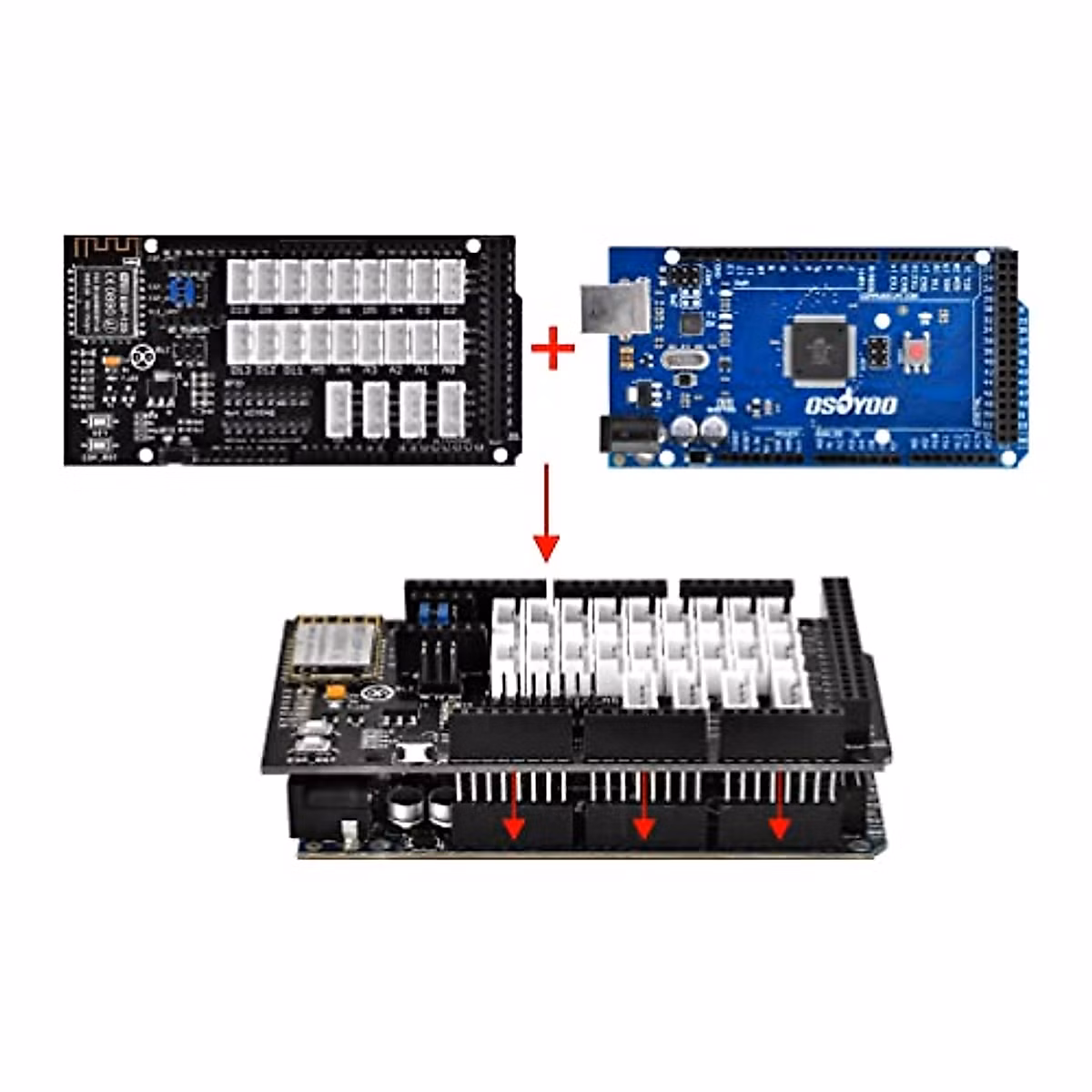 OSOYOO Smart Home IoT Learning Kit for Arduino, Wooden House Model, DIY IoT Programming, Internet of Things kit