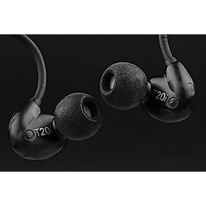 Comply Comfort Plus Tsx-100 Memory Foam Earphone Tips, Fits Etymotic, Klipsch, Westone & More (Medium, 3 Pairs), Black