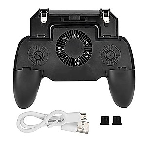 Zyyini Smart Phone Holder Handle, Stretchable Mobile Game Controller with Triangular Support, Phone Game Mobile Trigger Joystick Suitable for Phones up to 6.6 inches