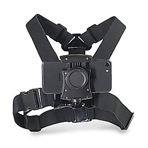 Pixlplay – Smartphone Chest Mount - Universal Holder Compatible with iPhone and Samsung Phone Mount for Filming or Photos
