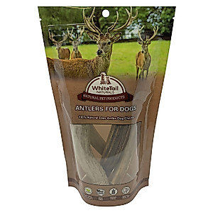 WhiteTail Naturals - Bulk Deer Antlers for Dogs (1 Pound Pack) Antler Chews - Naturally Shed, Long Lasting Dog Bones for Aggressive Chewers.