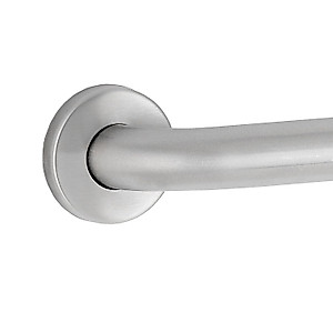 Bobrick 42-Inch Straight Grab Bar, ADA Compliant Bathroom Safety Rail, Satin Finish Stainless Steel with Concealed Mounting Flange, Ideal for Commercial and Residential Bathtubs & Showers (Model B-5806x42)