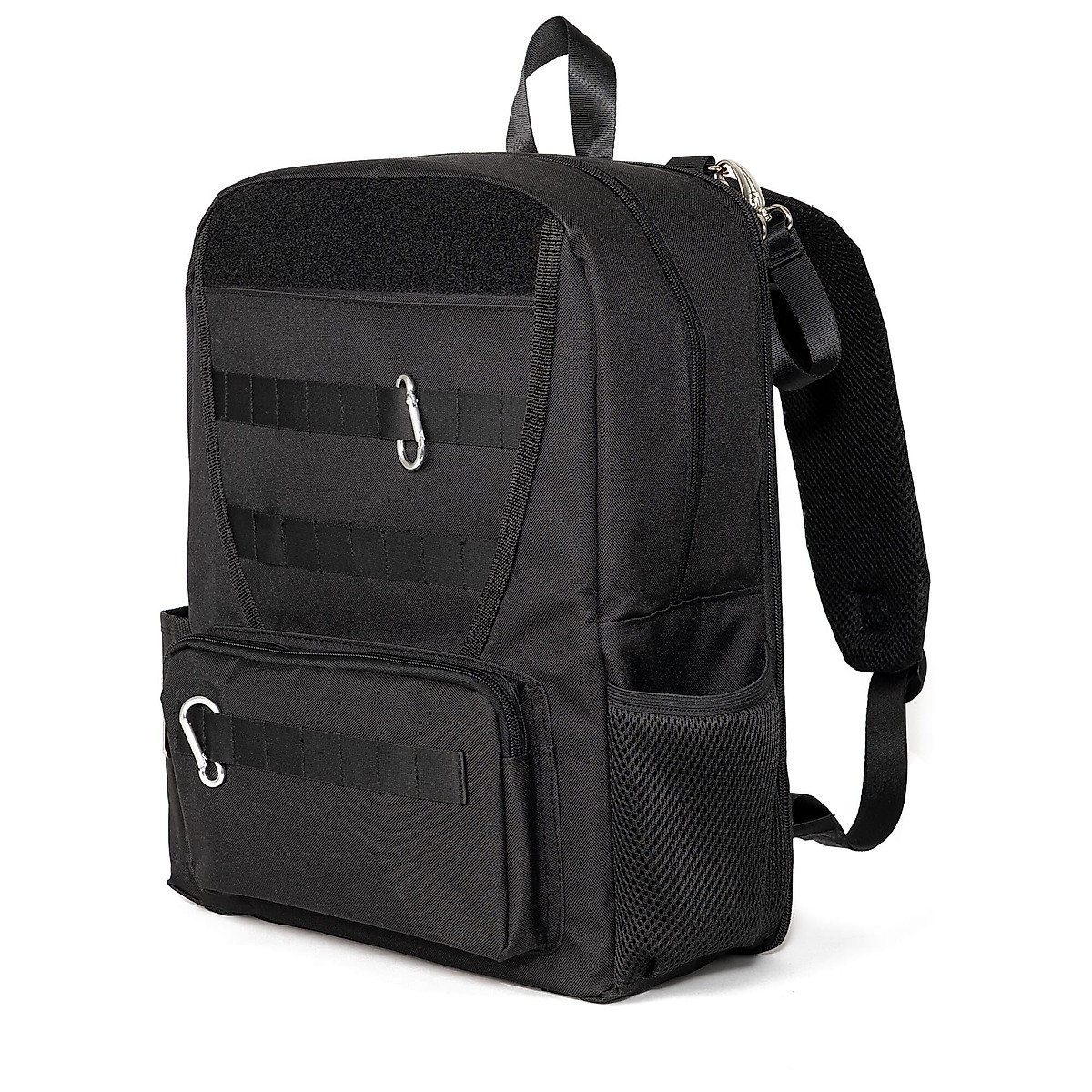 JumpOff Jo - Wingman Diaper Backpack for Men - Military Style 8-Pocket Baby Diaper Bag for Dads with MOLLE/PALS Compatibility, Built-in Changing Pad, and 17" Laptop Sleeve