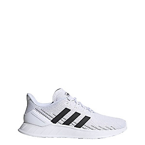 adidas Men's Questar Flow Nxt Running Shoe, White/Black/Grey, 10.5